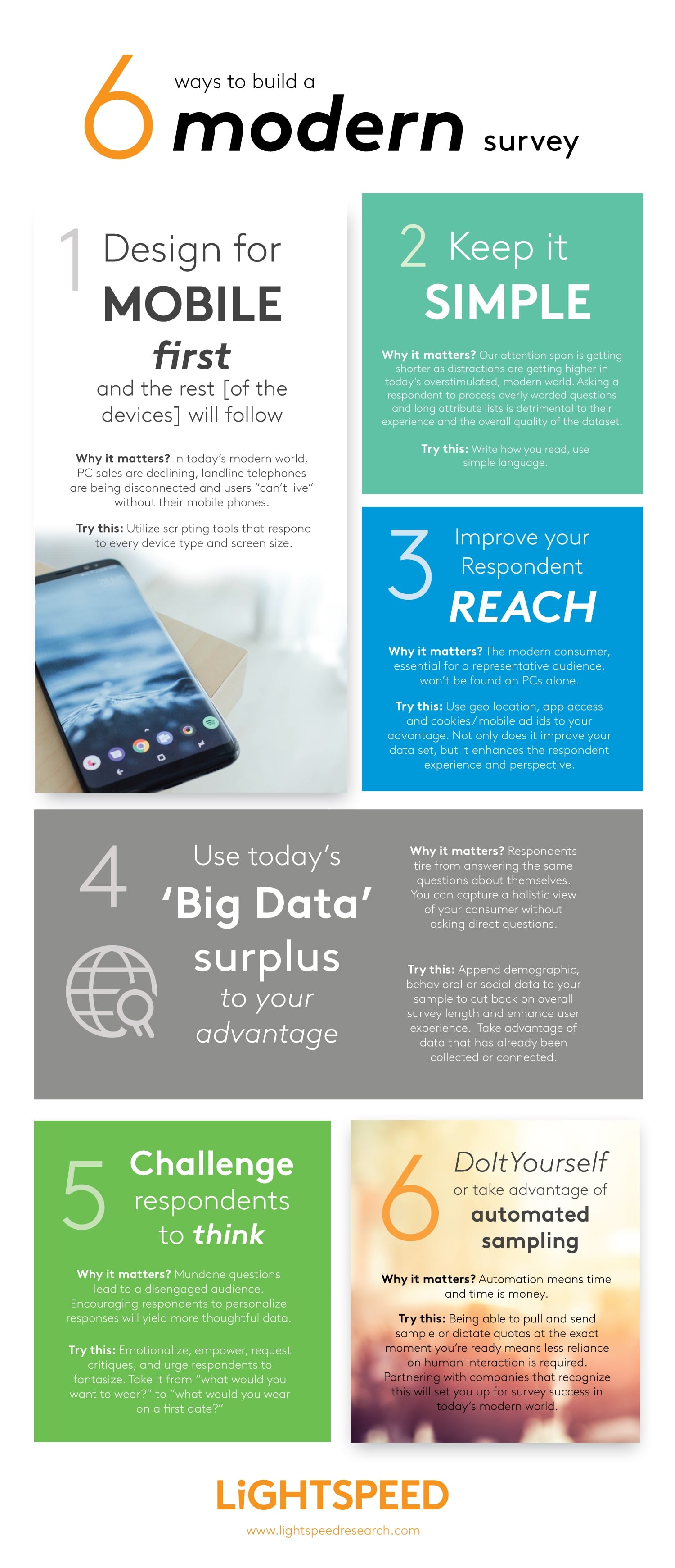6 Ways to Build a Modern Survey